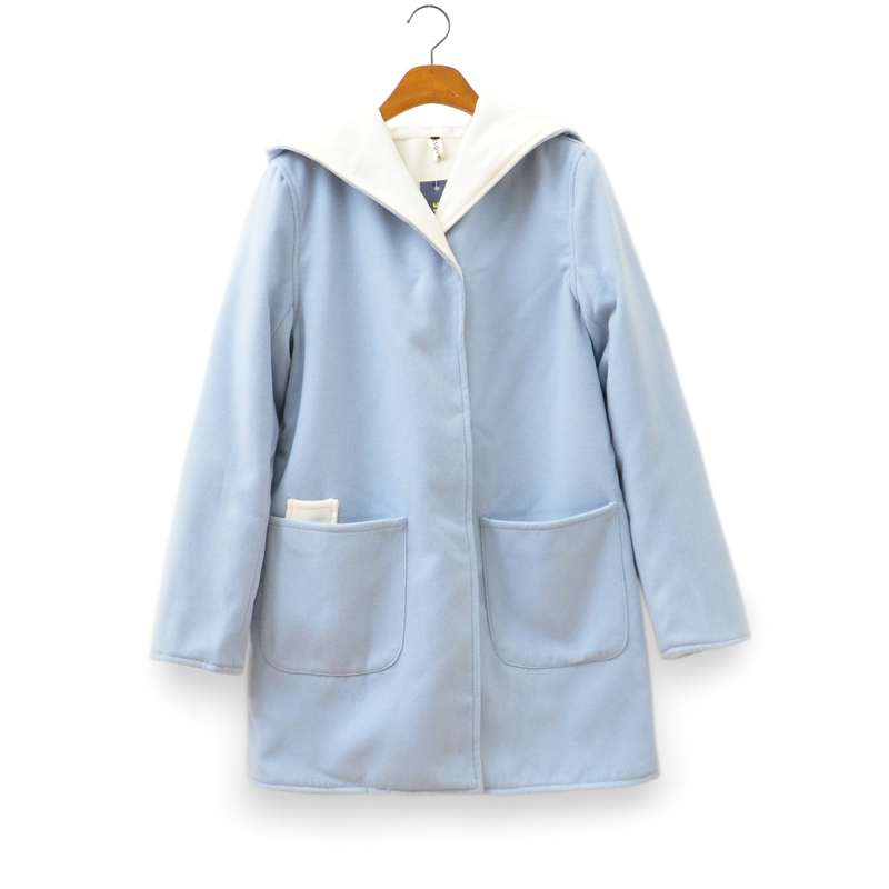 Light Blue Coat For Women on Luulla